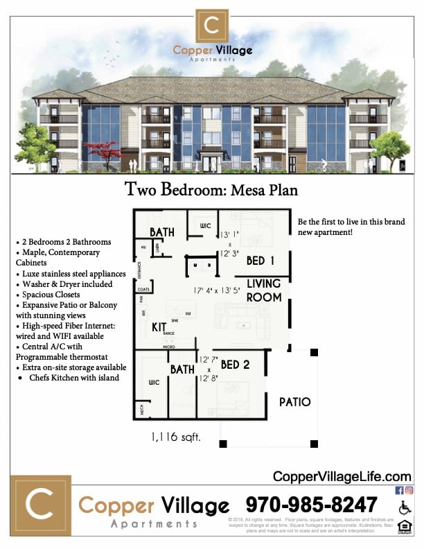 Copper Village Floor Plans